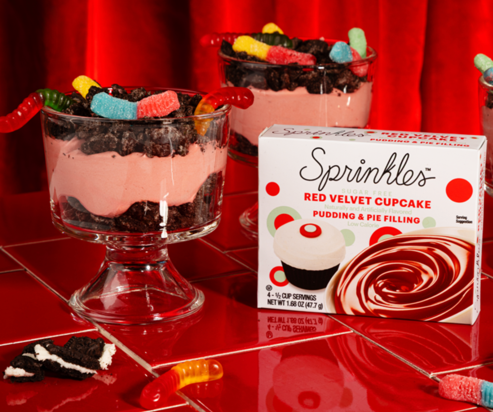 Red Velvet Dirt Pudding Parfait – Sprinkles Cupcakes, Inc